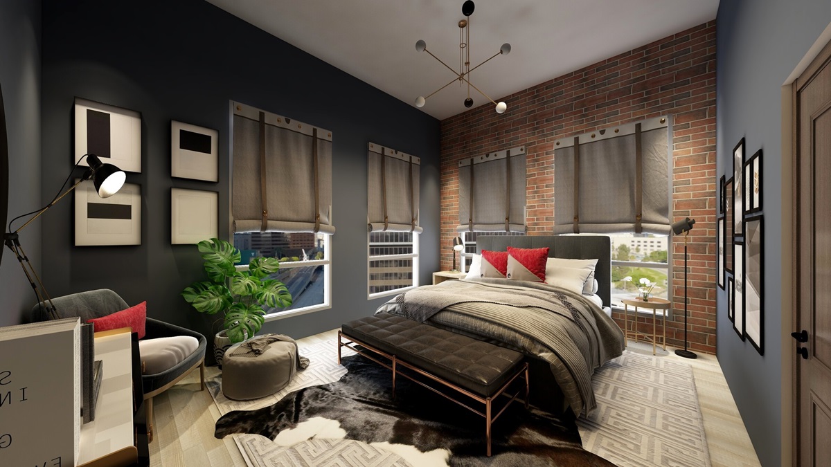 Idei de Amenajare în stil vintage INDUSTRIAL a dormitorului | CasaZEN